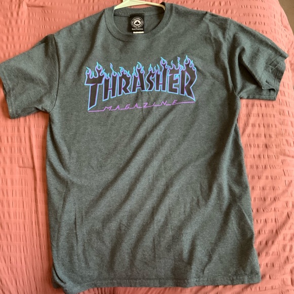 Thrasher | Shirts | Thrasher Magazine Flame Tee | Poshmark